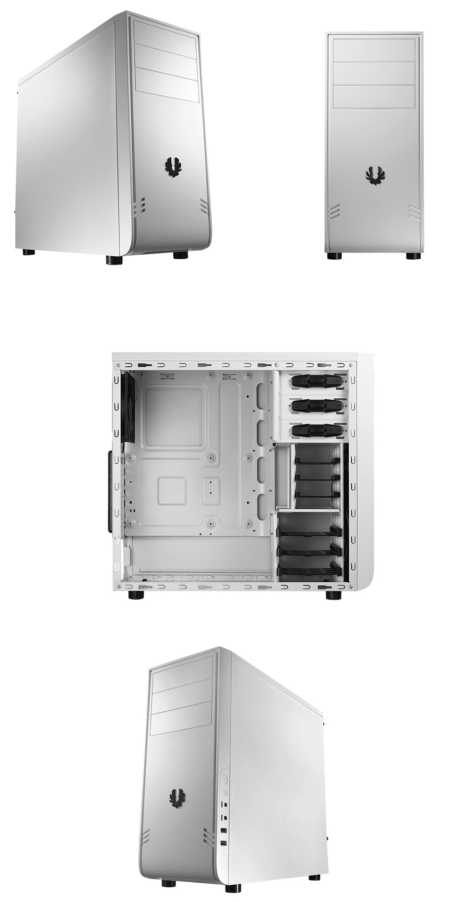 Buy BitFenix Comrade Case White [BFC-COM-100-WWXS1-RP] | PC Case Gear ...