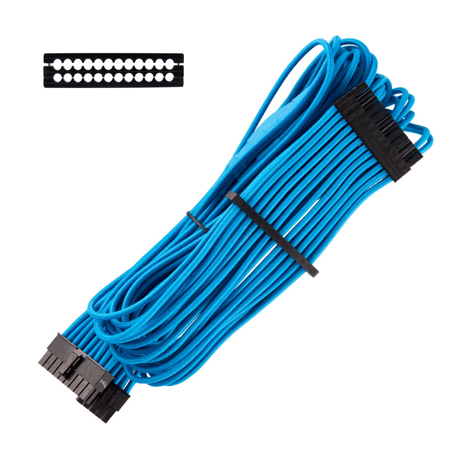 Buy Corsair Premium Sleeved ATX 24-Pin Cable Blue [CP-8920232] | PC ...