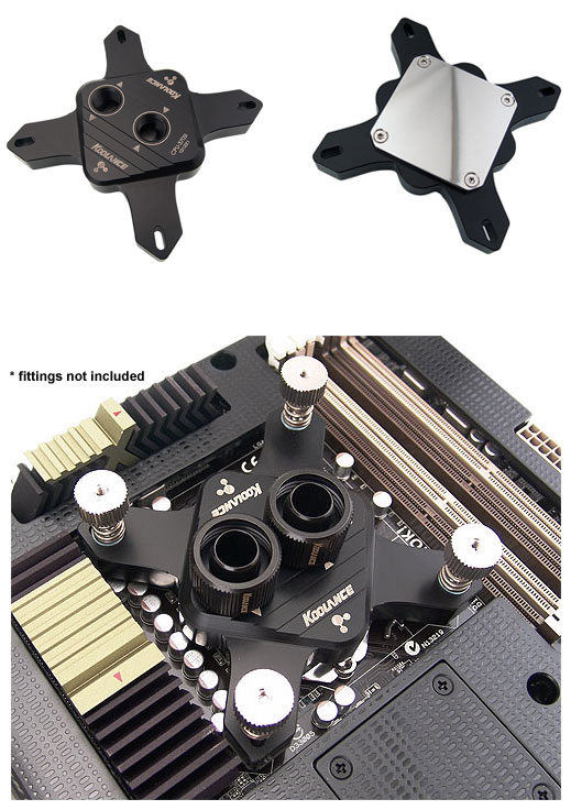 Buy Koolance CPU-370SI CPU Waterblock Intel [CPU-370SI] | PC Case Gear ...