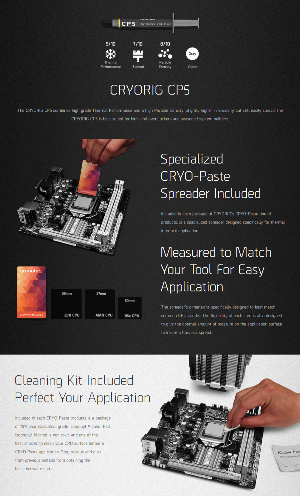 Buy Cryorig CP5 Thermal Interface Material [CR-CP5] | PC Case Gear ...