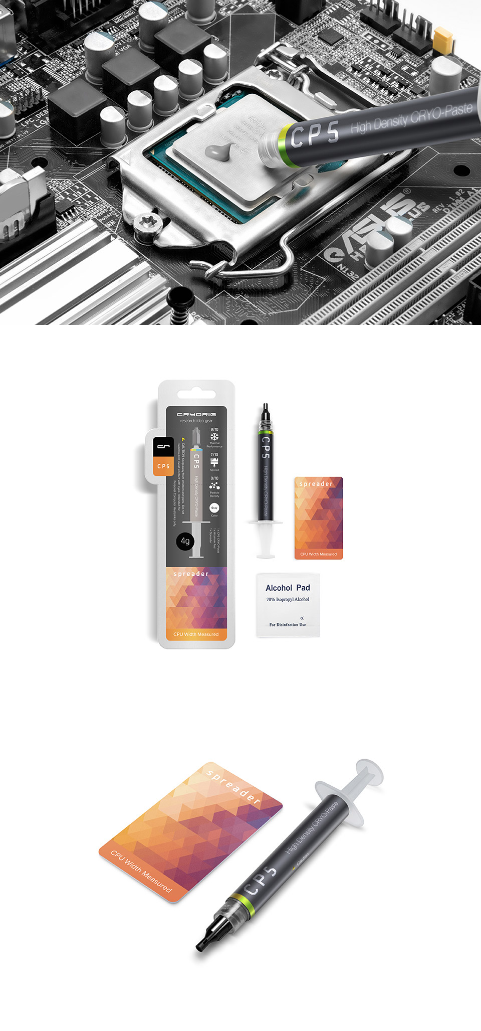 Buy Cryorig CP5 Thermal Interface Material [CR-CP5] | PC Case Gear ...