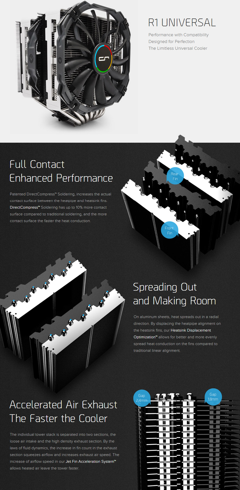 Buy Cryorig R1 Universal CPU Cooler (Open box) [EXD-CR-R1B] | PC Case ...