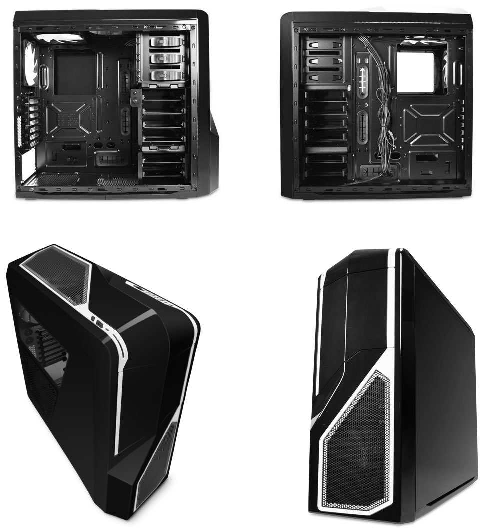 Buy NZXT Phantom 410 Mid Tower Case Black and White [CSNZP410BW] | PC ...