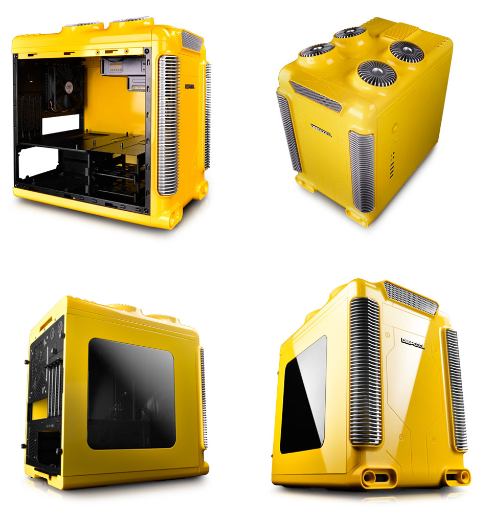 Buy Deepcool Steam Castle Small Form Factor Chassis Yellow [DP-MATX ...