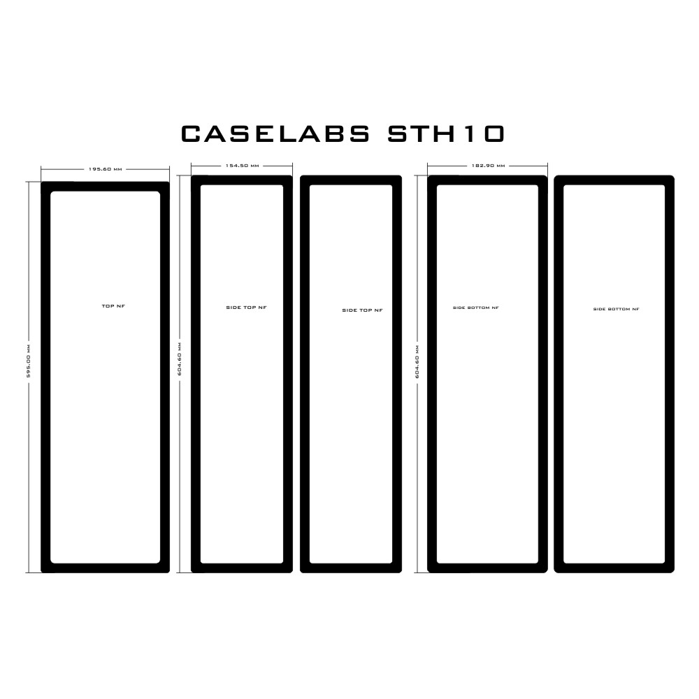 Buy DEMCiflex CaseLabs STH10 Kit [DF0367] | PC Case Gear Australia