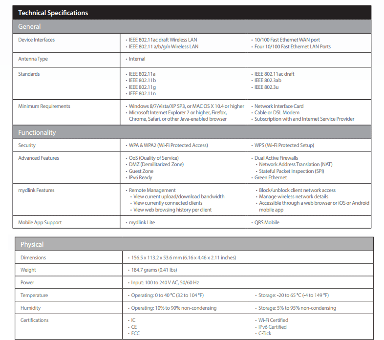 Buy D-Link DIR-810L Wireless AC750 Dual Band Cloud Router [DIR-810L ...