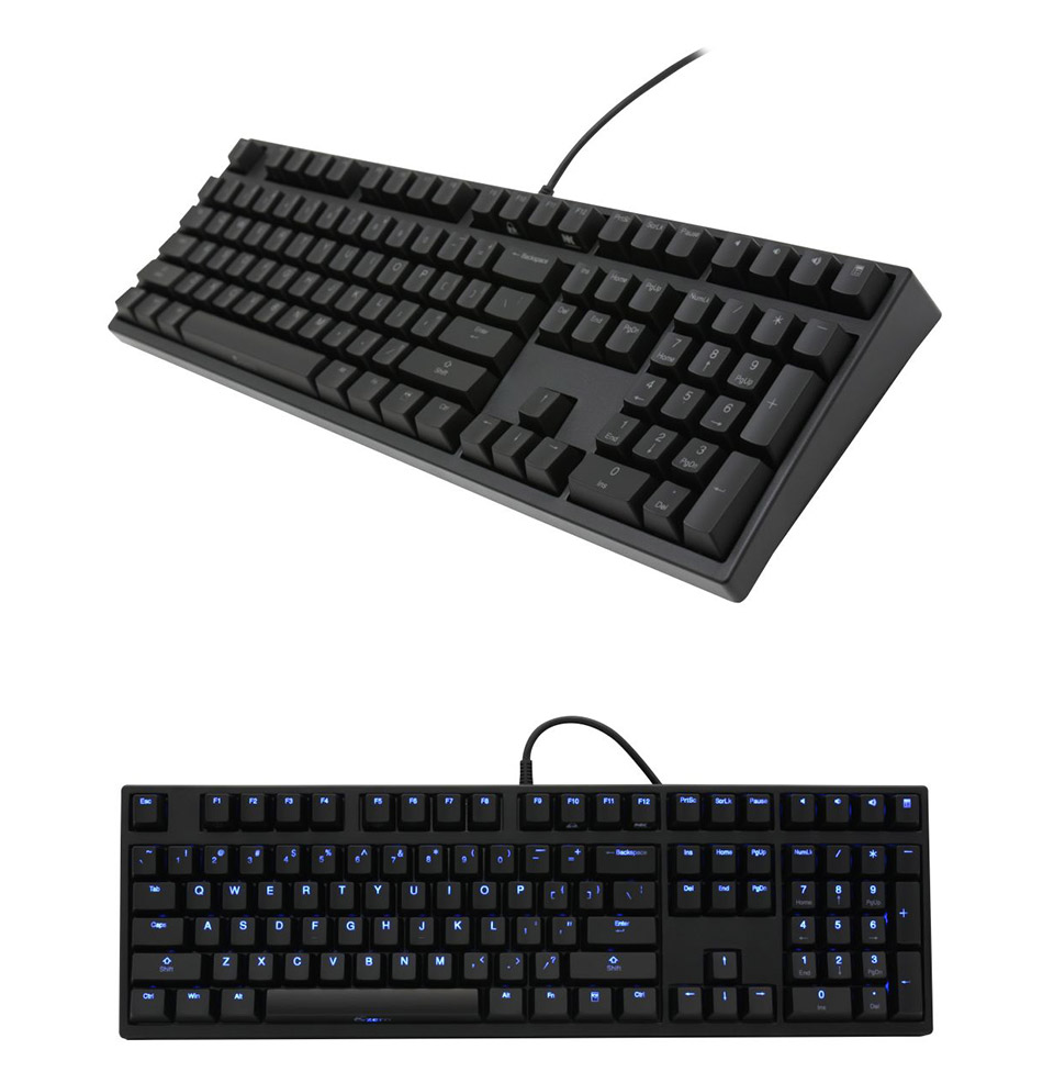 Buy Ducky Zero Blue LED Mechanical Keyboard Cherry Brown [DK2108SZ ...
