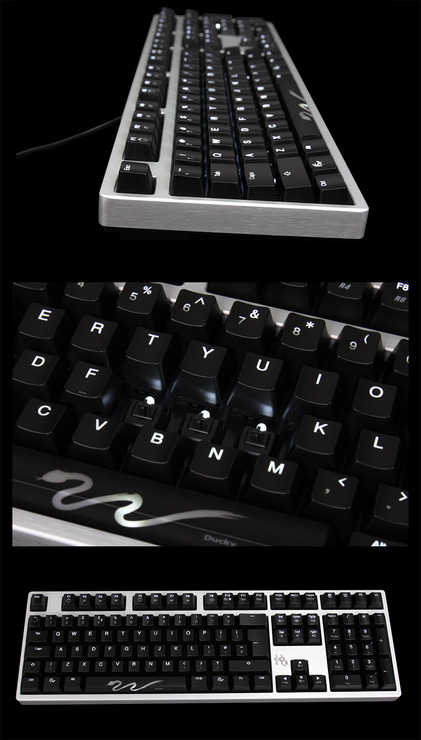 Buy Ducky Shine 3 Year of the Snake Mech Keyboard Cherry Black ...