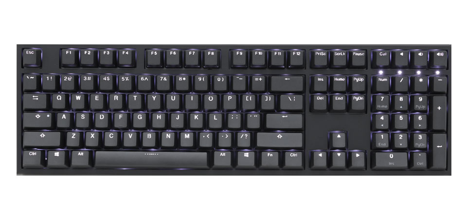 Buy Ducky One PBT White LED Mechanical Keyboard Cherry Clear [DKON1608S ...