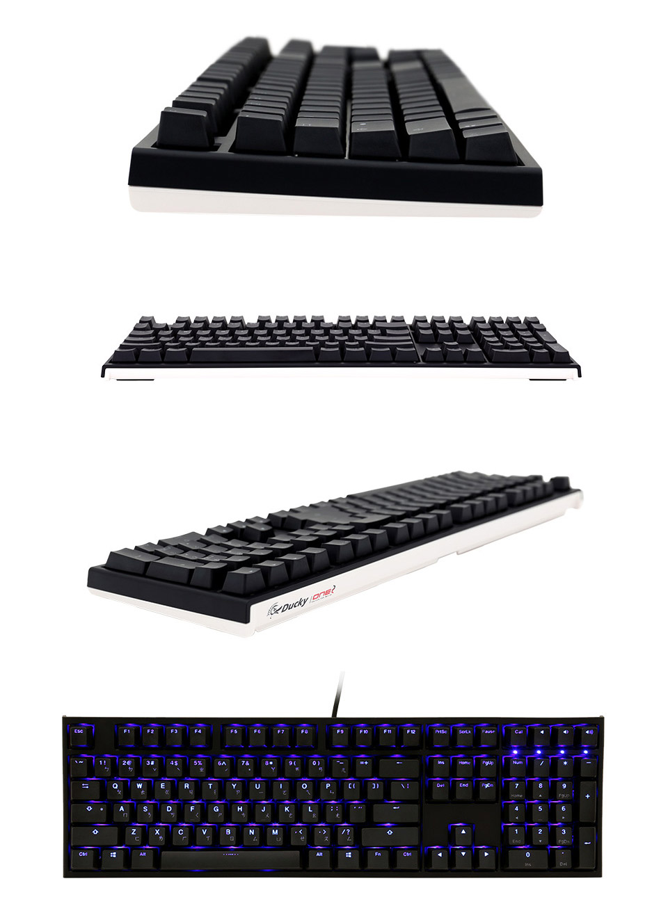 Buy Ducky One 2 Blue LED Mechanical Keyboard Cherry Brown [DKON1808S ...