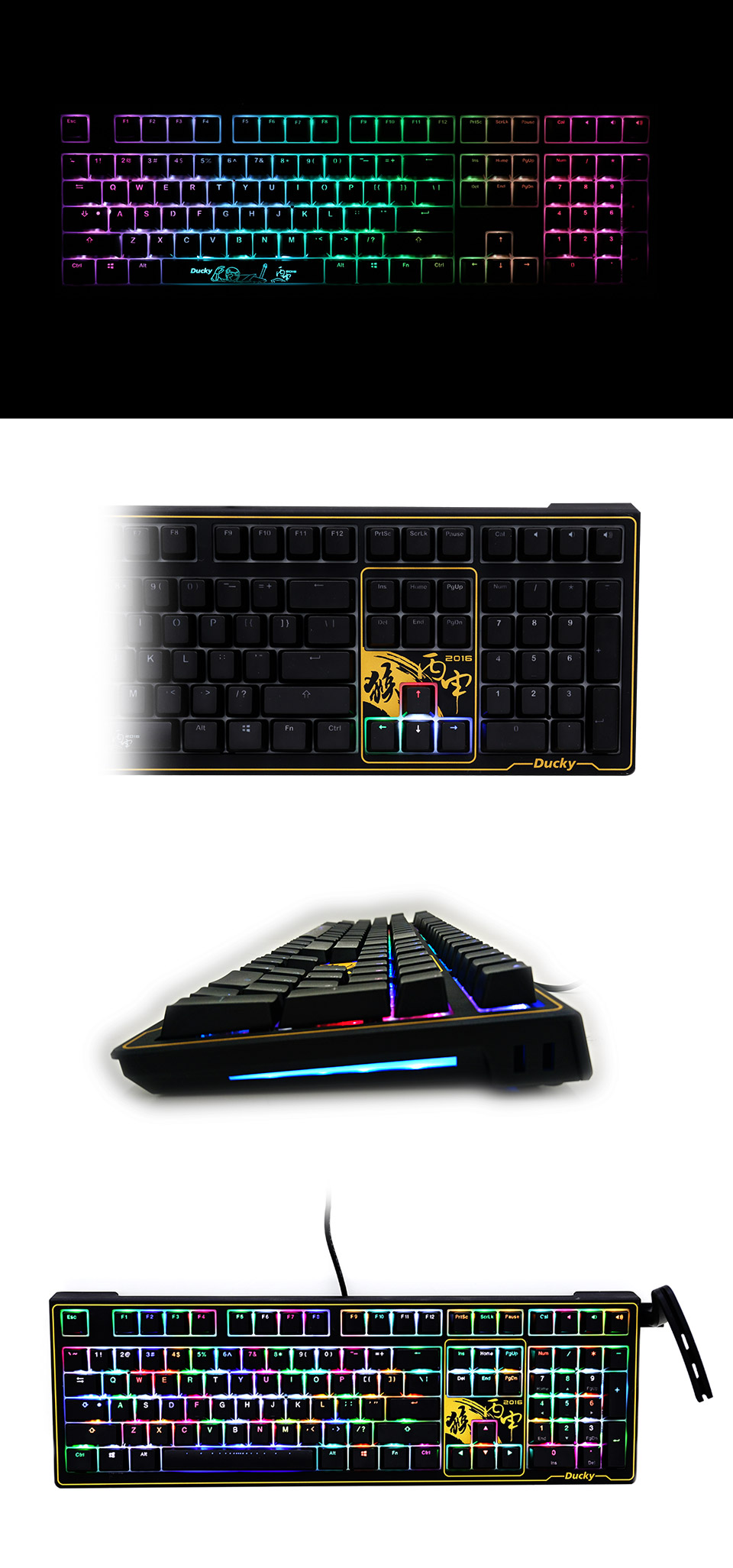 Buy Ducky Year of the Monkey Mechanical Keyboard Cherry Red [DKYOTM2016 ...