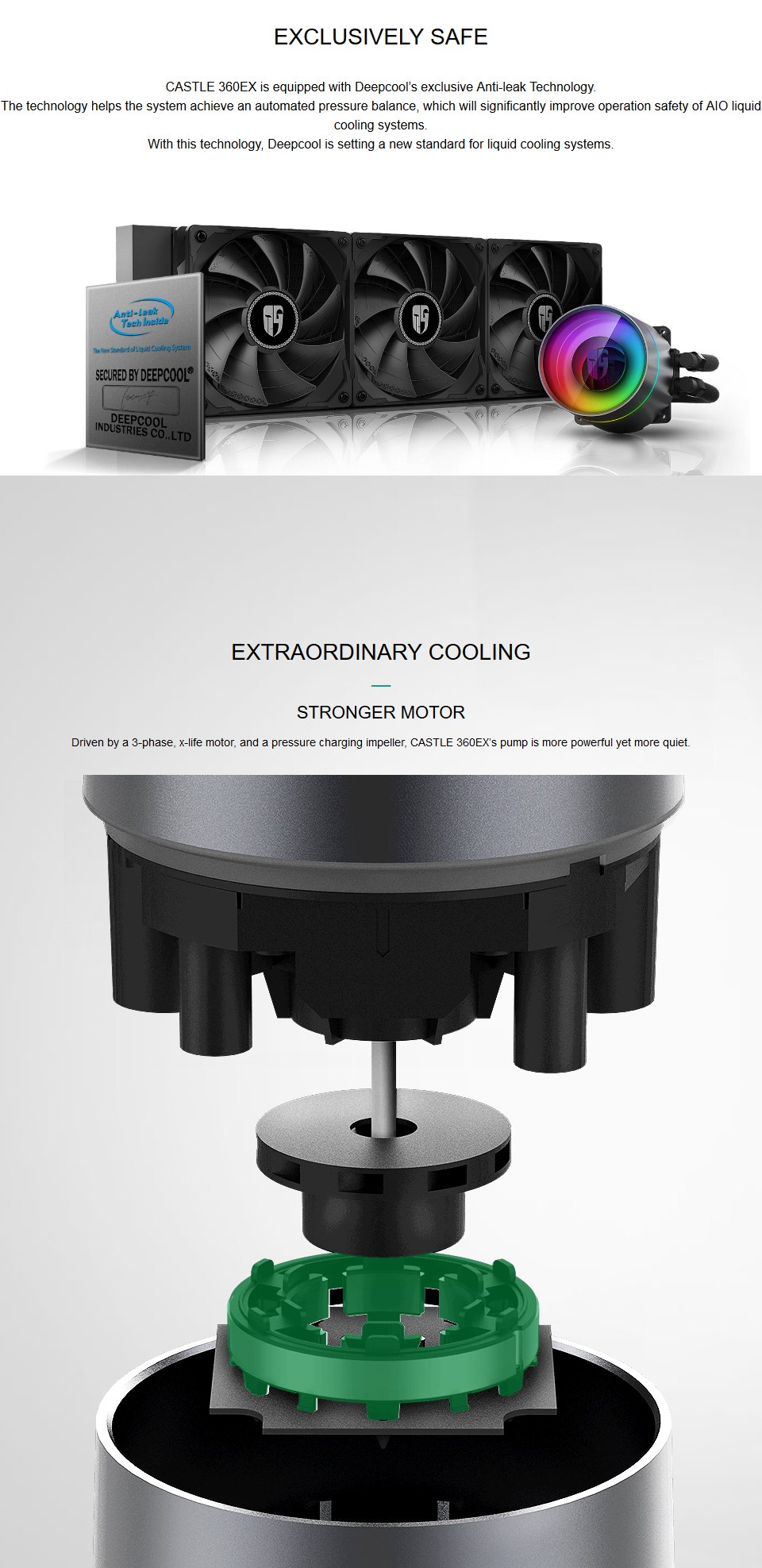 Buy Deepcool Castle 360EX AIO Liquid CPU Cooler [DP-GS-H12-CSL360EX ...