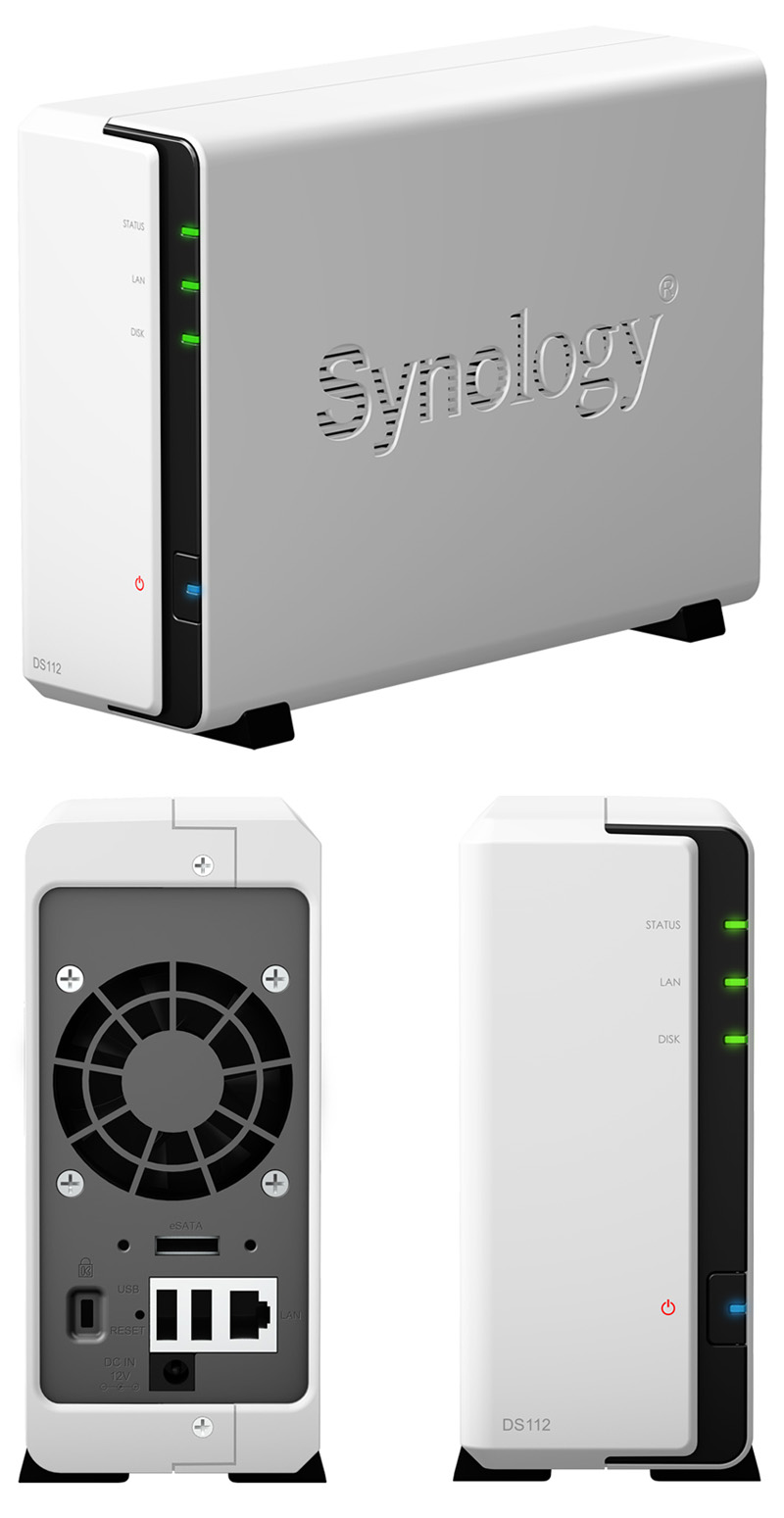 Buy Synology DS112 Single Bay NAS [DS112] | PC Case Gear Australia
