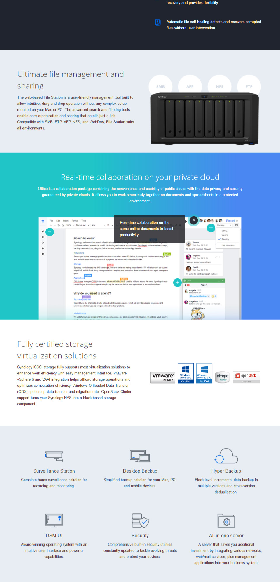 Buy Synology DiskStation DS1817+ 8 Bay NAS [DS1817+2GB] | PC Case Gear ...