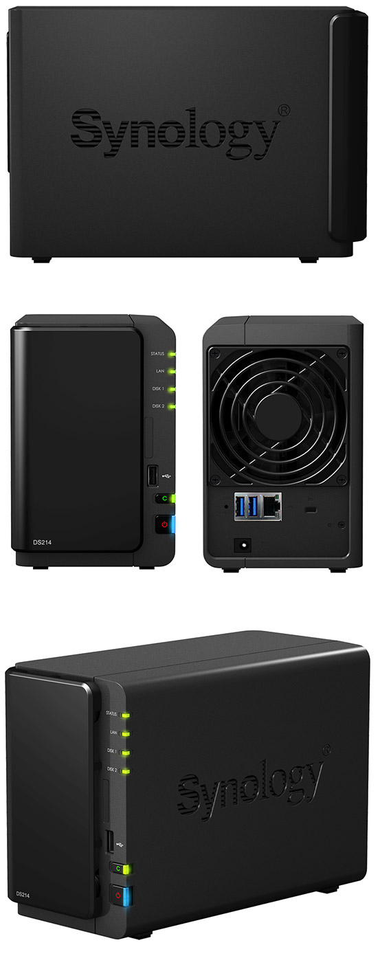 Buy Synology DS214 2 Bay NAS [DS214] | PC Case Gear Australia
