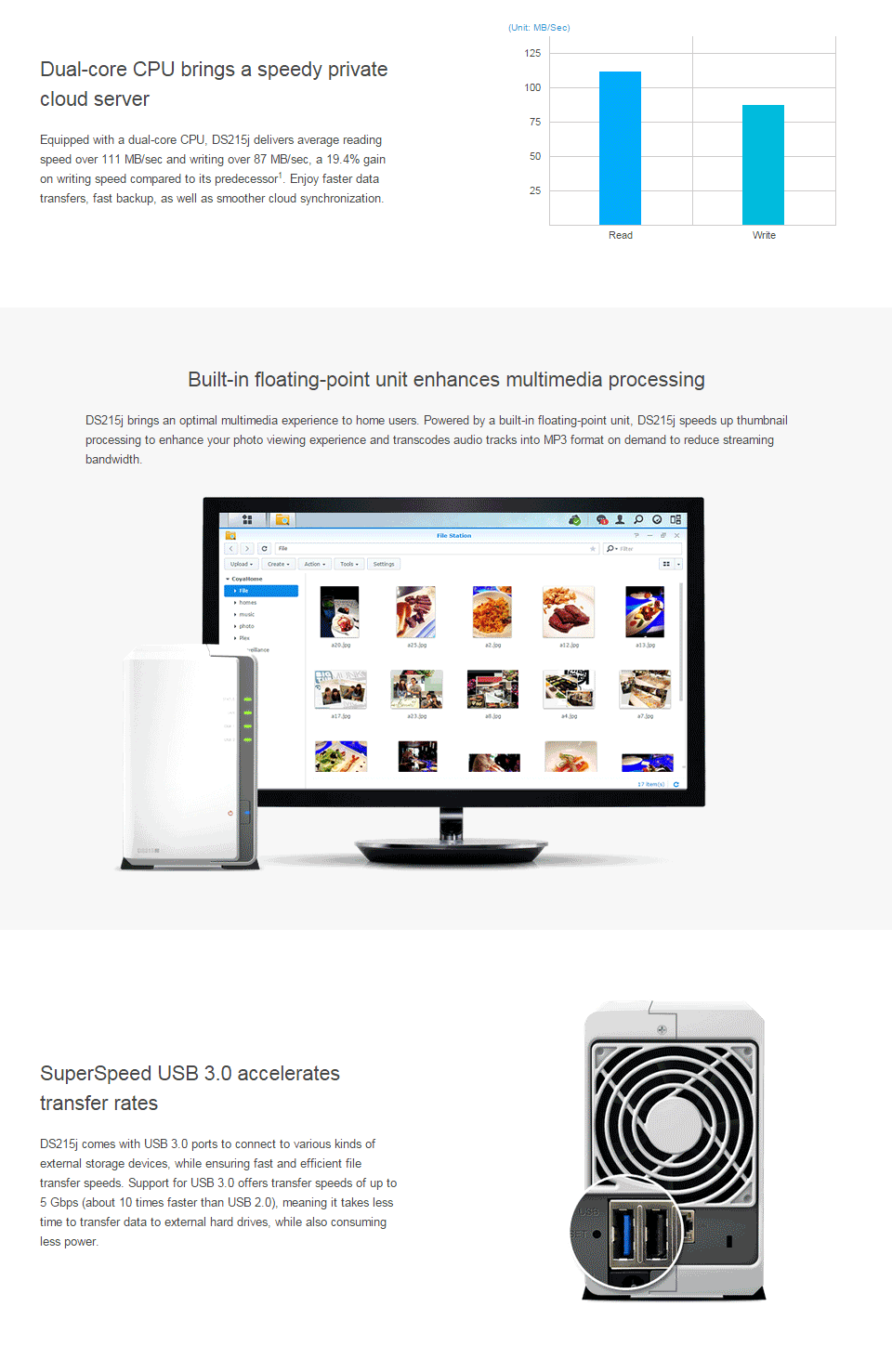 Buy Synology DS215j 2 Bay NAS [DS215J] | PC Case Gear Australia