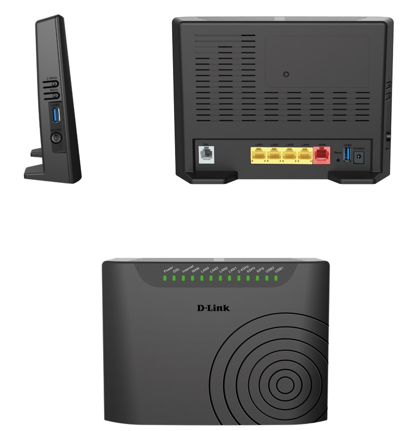 Buy D-Link DSL-2877AL Wireless AC750 VDSL2+/ADSL2+ Modem Router [DSL ...