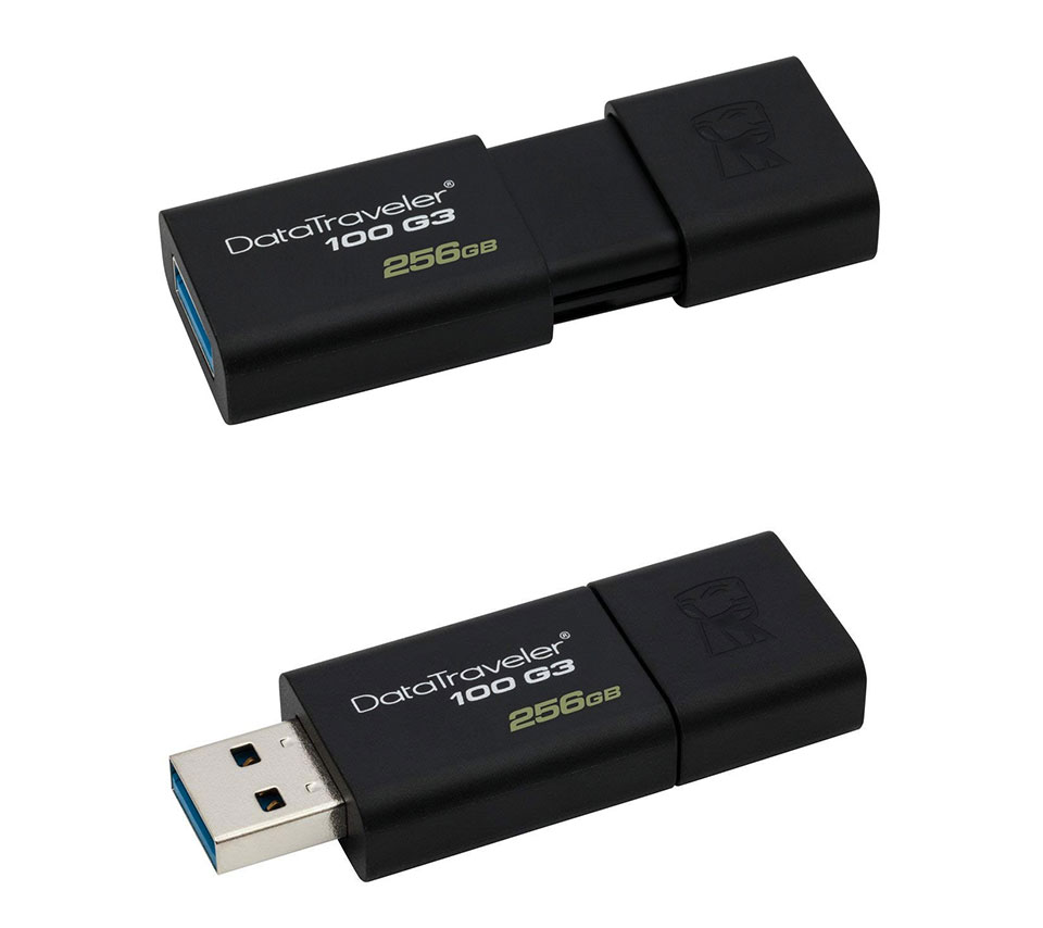Buy Kingston Data Traveler 100 G3 USB 3.0 Flash Drive 256GB [DT100G3 ...