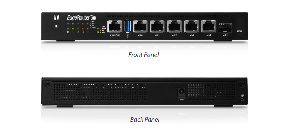 Buy Ubiquiti EdgeRouter 6-Port with POE [ER-6P] | PC Case Gear Australia