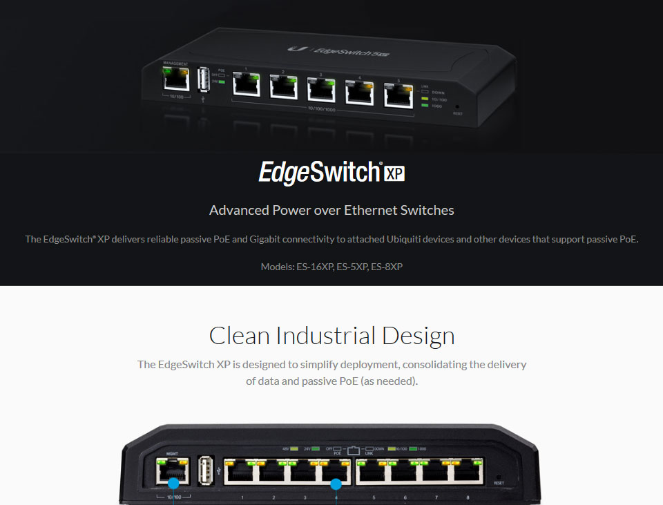 Buy Ubiquiti EdgeSwitch XP 16 Port PoE Switch 300W [ES-16XP-AU] | PC ...