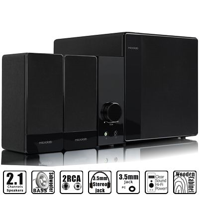 Buy Microlab FC360 FineCone 2.1 Speaker System [MIC-FC360] | PC Case ...
