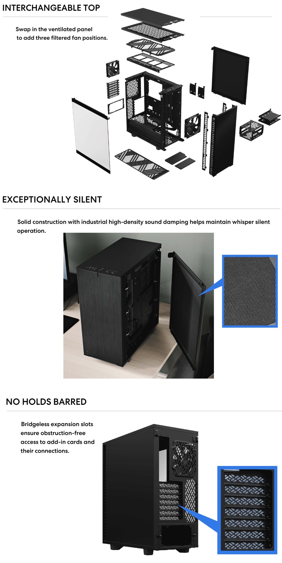 Buy Fractal Design Define 7 Compact [FD-C-DEF7C-01] | PC Case Gear ...