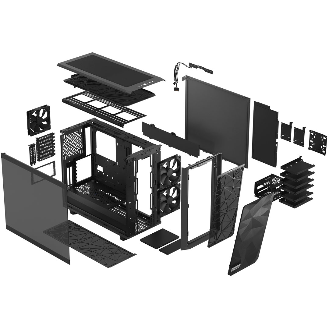 Buy Fractal Design Meshify 2 Gray TG Light Tint [FD-C-MES2A-04] | PC ...