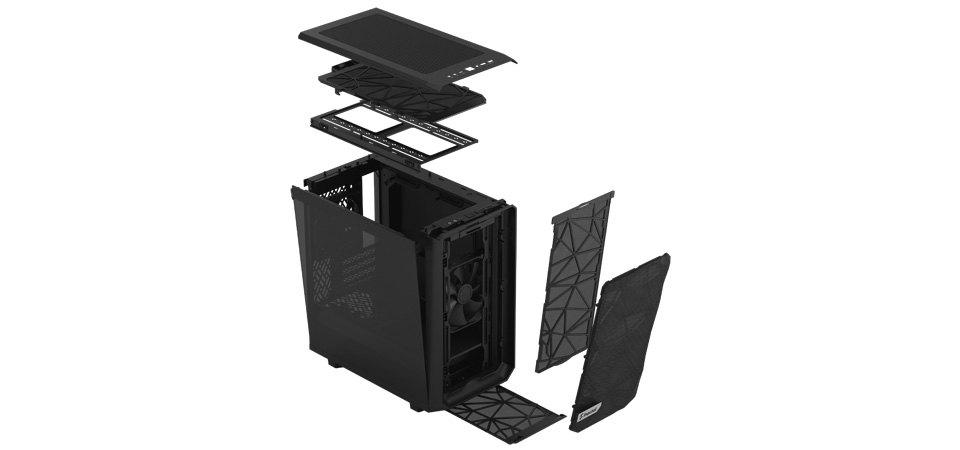 Buy Fractal Design Meshify 2 Mini Black TG Dark Tint (Open Box) [EXD-FD ...