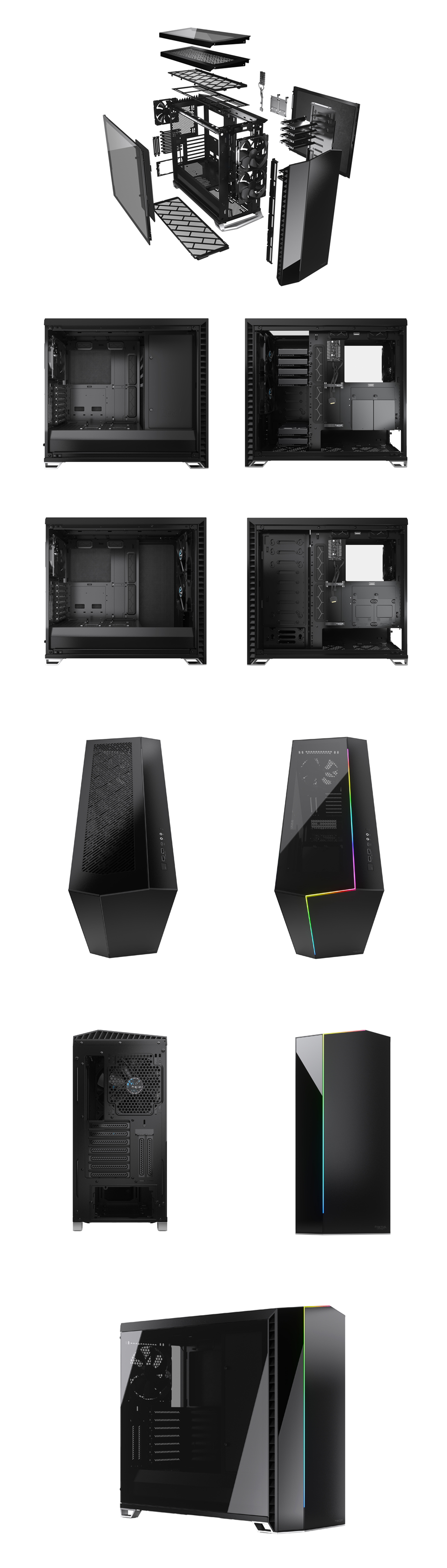 Buy Fractal Design Vector RS Dark Tempered Glass Case [FD-C-VER1A-02 ...