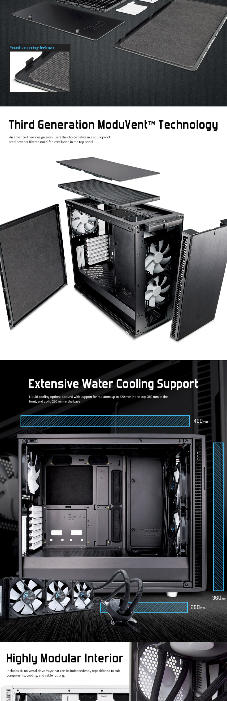 Buy Fractal Design Define R6 TG Case Black [FD-CA-DEF-R6-BK-TG] | PC ...