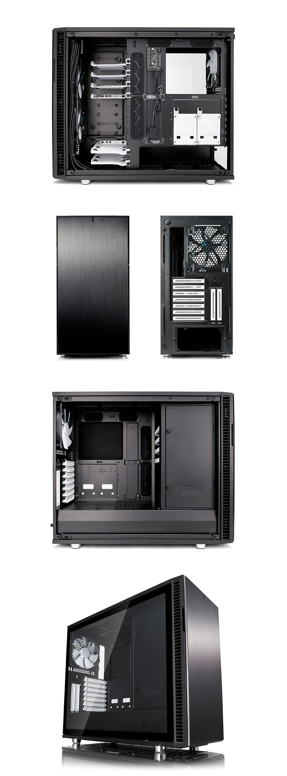 Buy Fractal Design Define R6 TG Case Black [FD-CA-DEF-R6-BK-TG] | PC ...