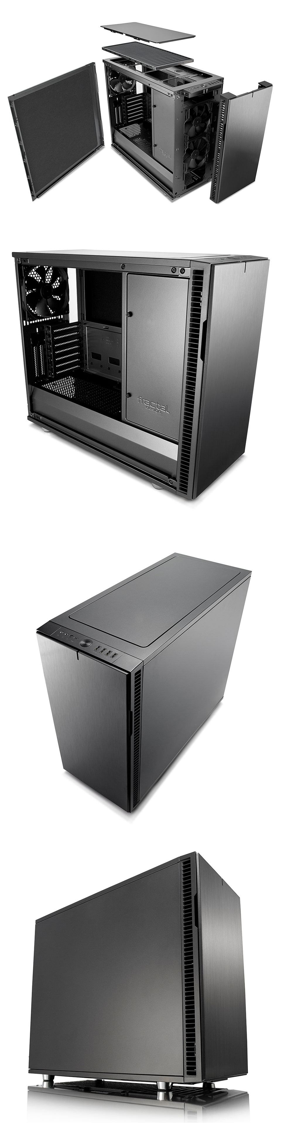 Buy Fractal Design Define R6 USB-C Case Gunmetal [FD-CA-DEF-R6C-GY ...