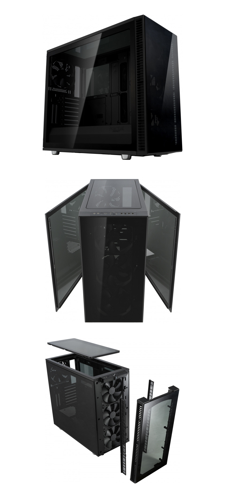 Buy Fractal Design Define S2 Vision TG Mid Tower Blackout [FD-CA-DEF ...