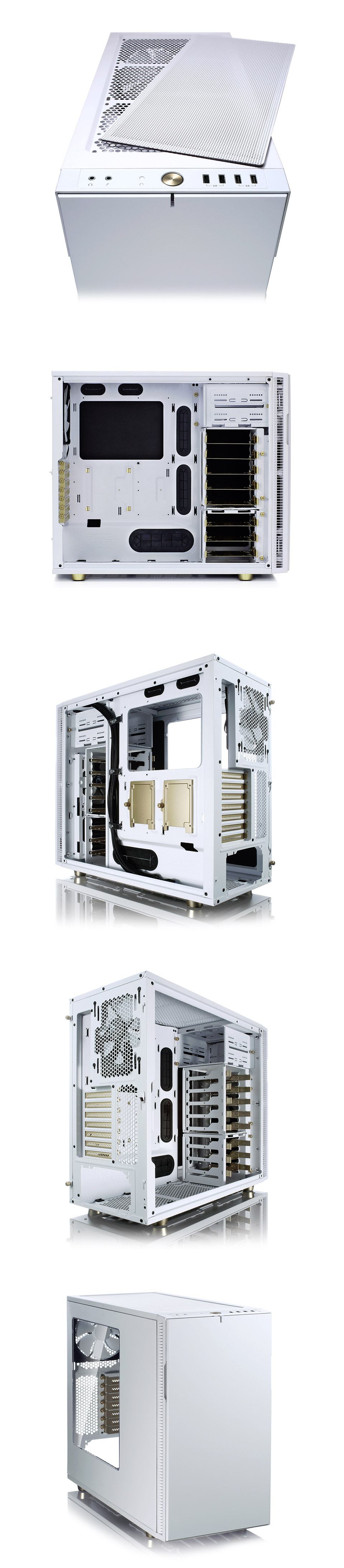 Buy Fractal Design Define R5 White Gold Limited Edition Window [FD-CA ...