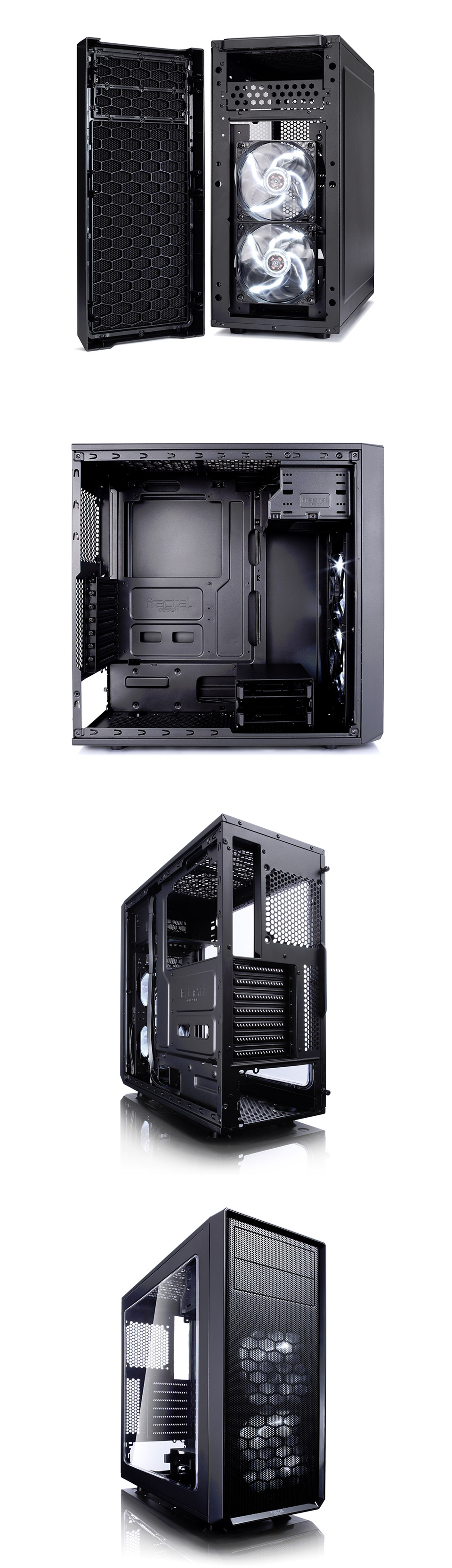 Buy Fractal Design Focus G ATX Case with Window Black [FD-CA-FOCUS-BK-W ...