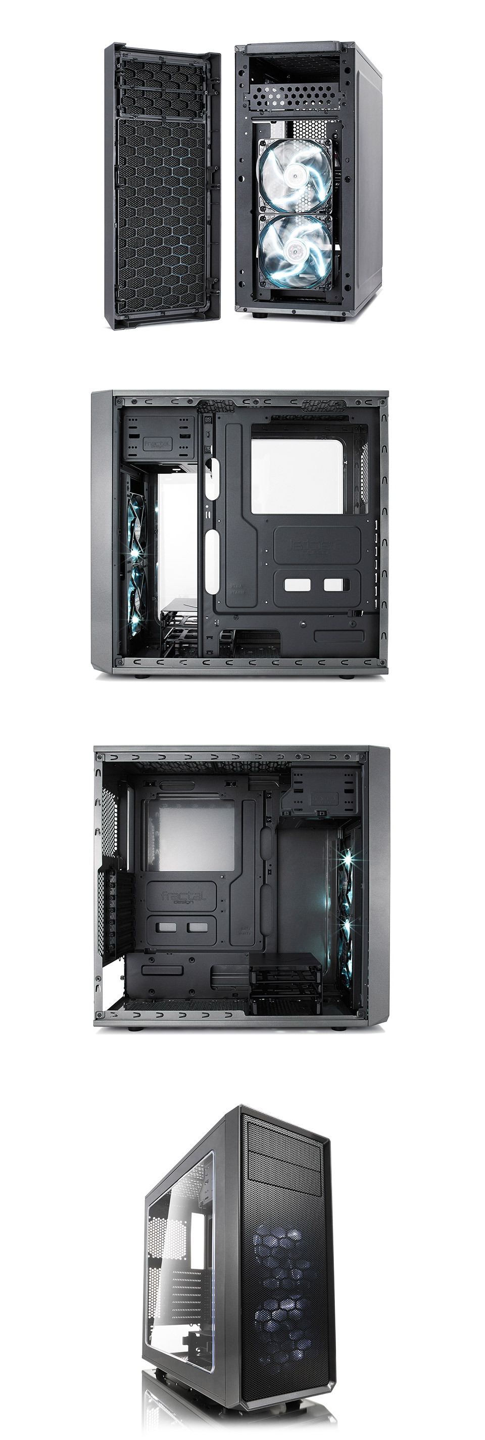 Buy Fractal Design Focus G ATX Case with Window Gunmetal Grey [FD-CA ...