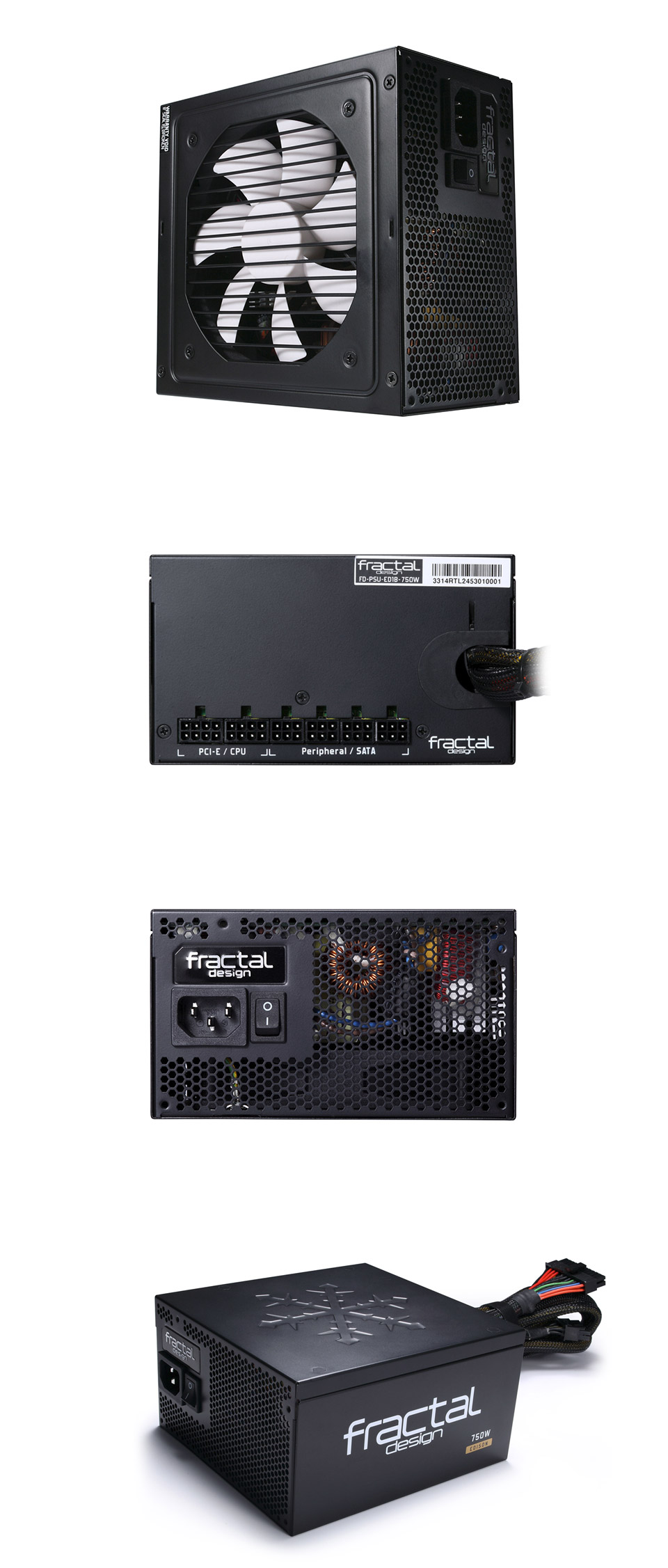 Buy Fractal Design Edison M 750W 80 Plus Gold Power Supply [FD-PSU-ED1B ...