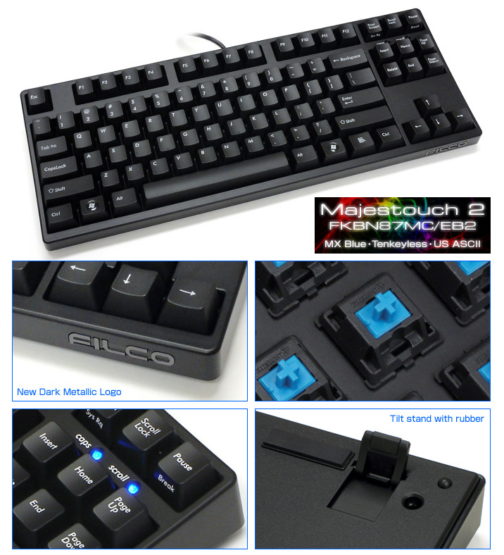 Buy Filco Majestouch2 Keyboard 87-key Cherry Blue [FKBN87MC-EB2] | PC ...