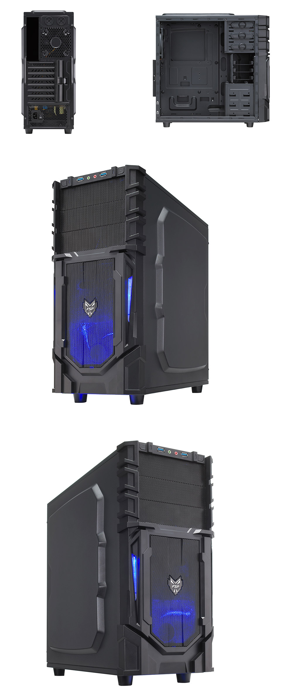 Buy FSP P180 Mid Tower Case [FSP-P180] | PC Case Gear Australia