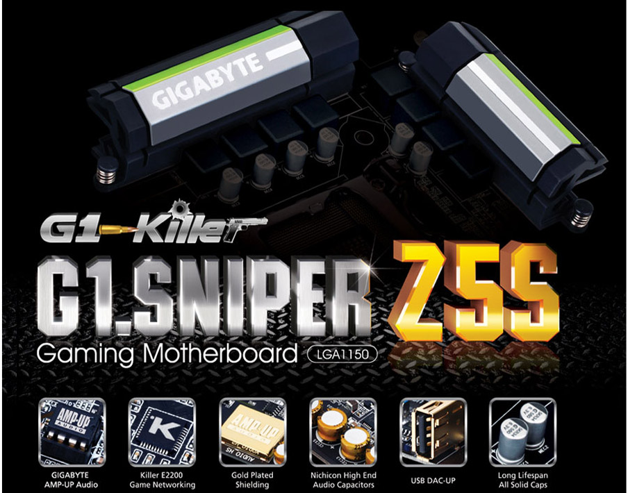 Buy Gigabyte G1-SNIPER-Z5S Motherboard [G1-SNIPER-Z5S] | PC Case Gear Australia