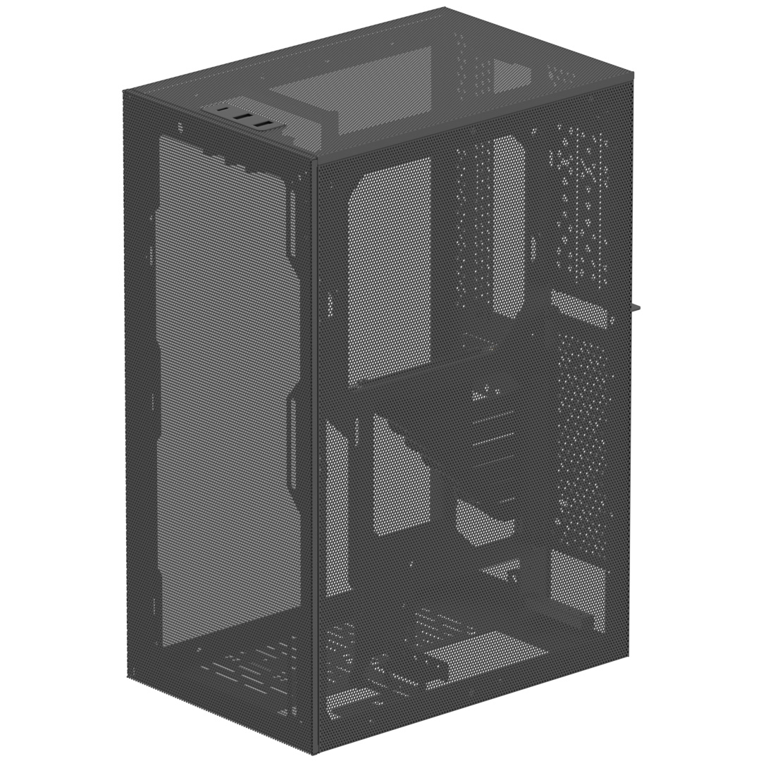 Buy SSUPD Meshroom S V1 Mini ITX Case Grey with PCI-E 4.0 Cable [SSU ...