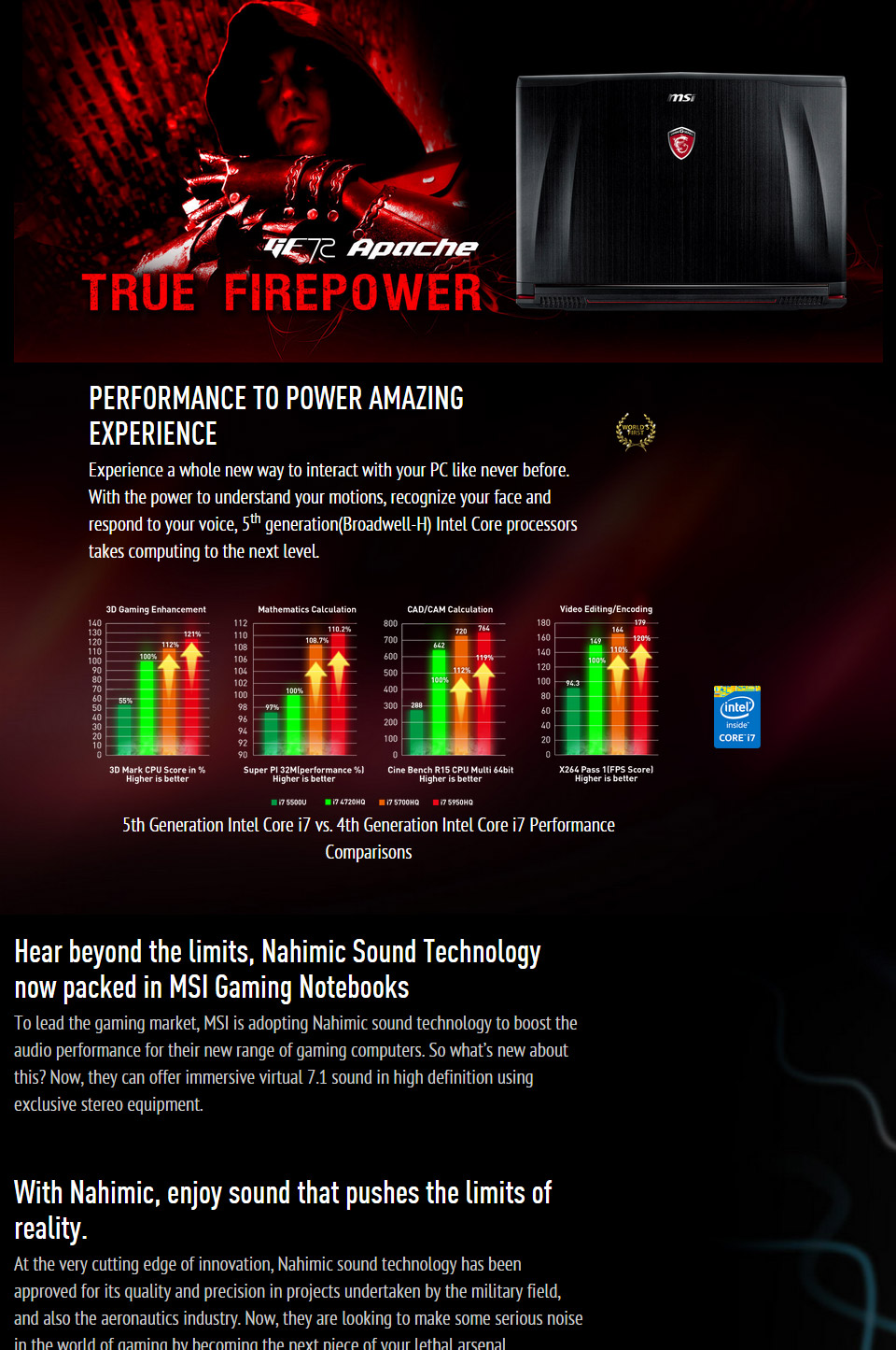 Buy MSI GE72 Apache 17.3in Core i7 Gaming Notebook [2QC-224AU] [GE72 ...