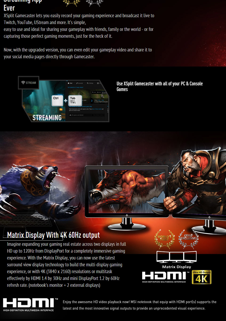 Buy MSI GE72 Apache 17.3in Core i7 Gaming Notebook [2QC-224AU] [GE72 ...