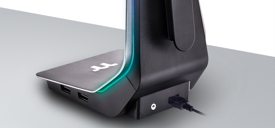 Buy Thermaltake ARGENT HS1 RGB Headset Stand [GEA-HS1-THSSIL-01] | PC ...