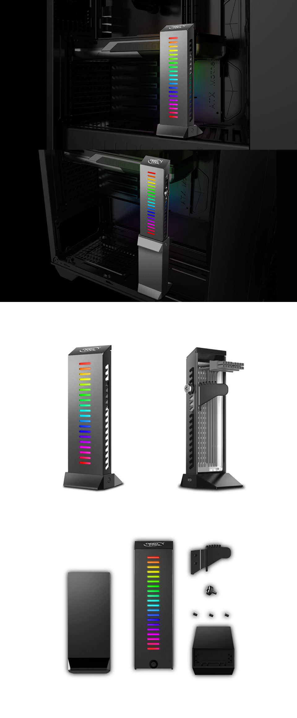 Buy Deepcool GH-01 A-RGB GPU Support [DP-GH01-ARGB] | PC Case Gear ...