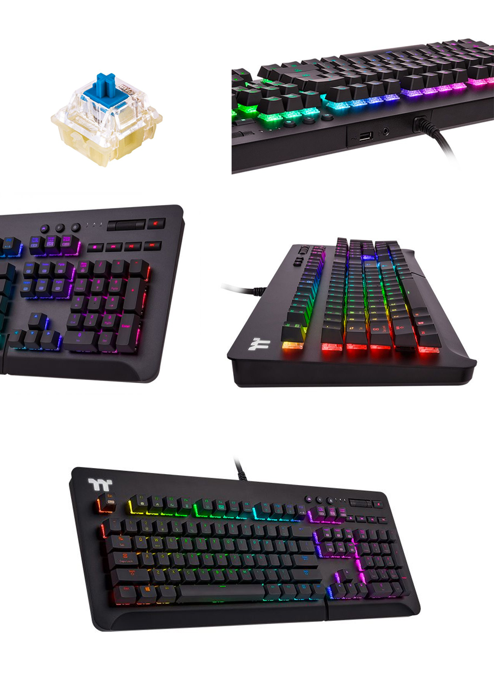 Buy Thermaltake Level 20 GT RGB Mech Keyboard MX Blue [GKB-LVG-BLBRUS ...