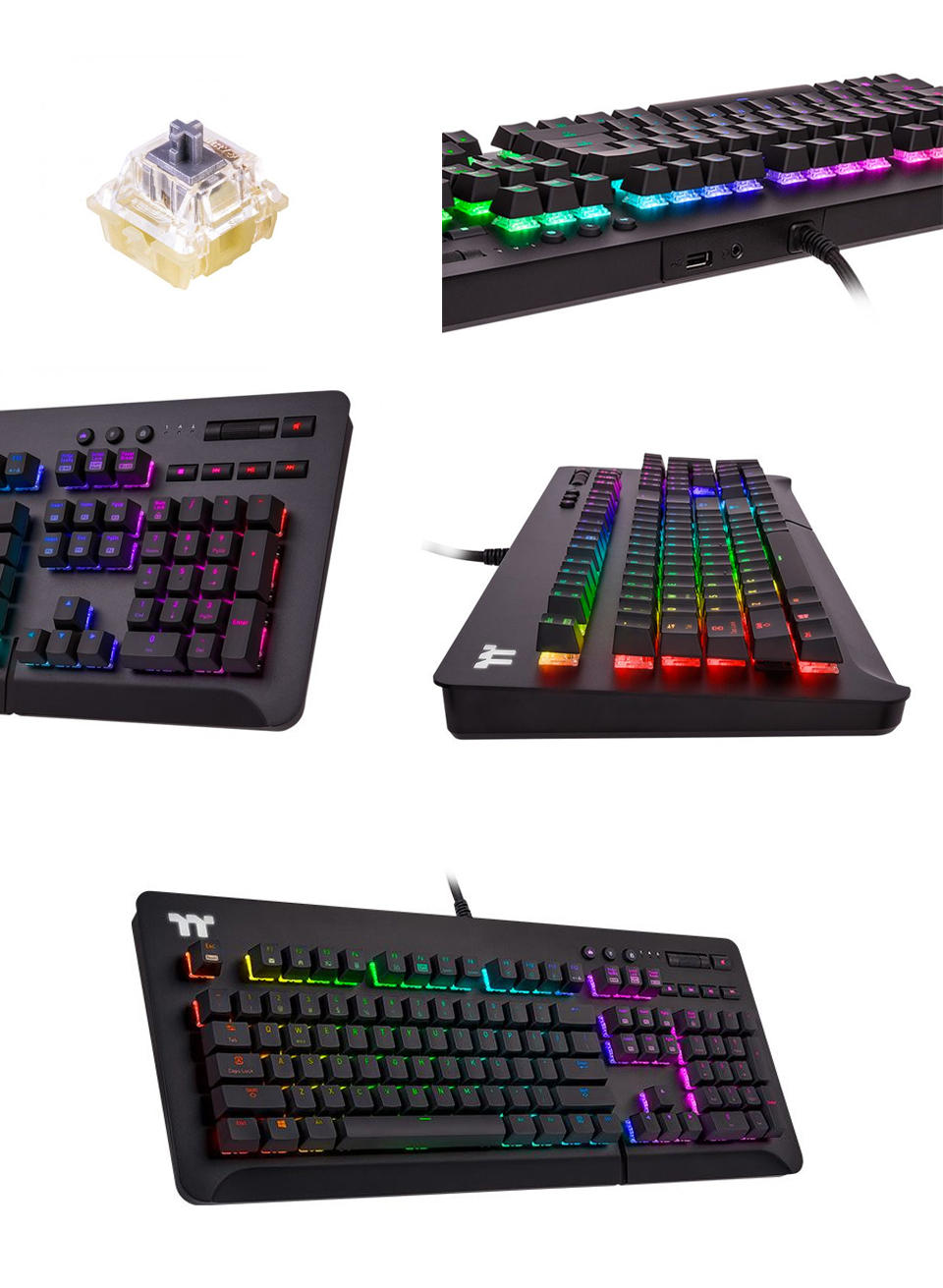 Buy Thermaltake Level 20 GT RGB Mech Keyboard MX Silver [GKB-LVG-SSBRUS ...