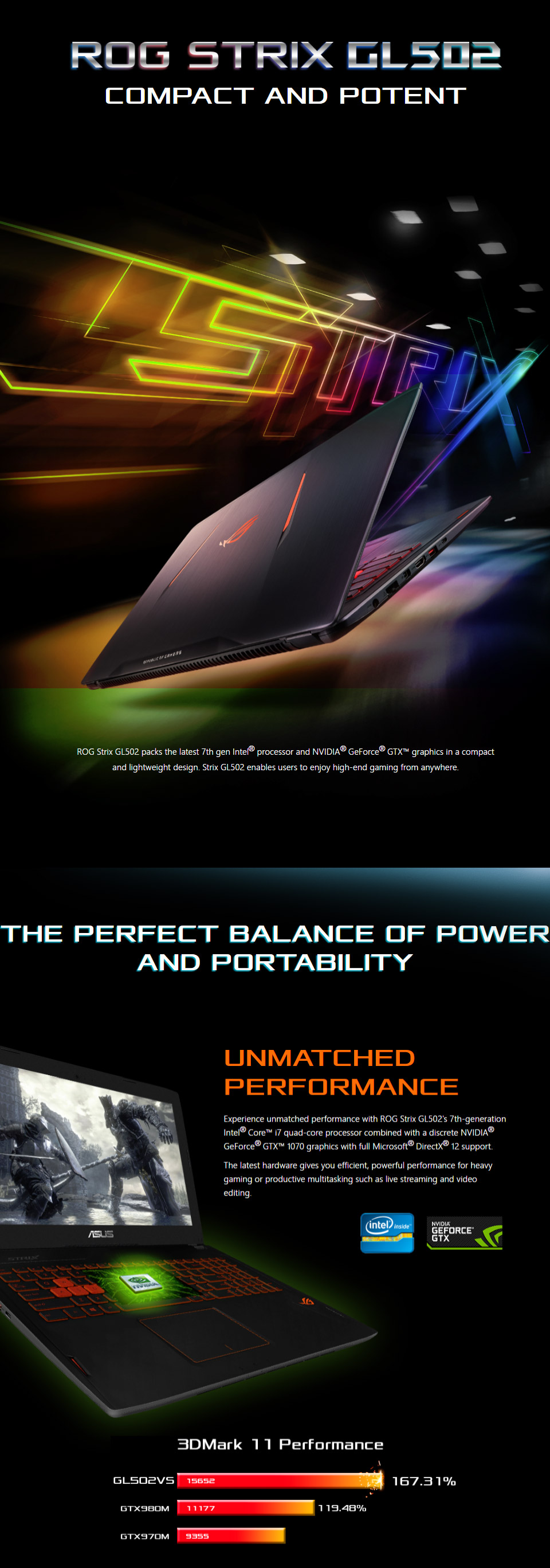 Buy ASUS ROG Strix GL502VS 7th Gen i7 15.6in FHD Gaming Notebook ...