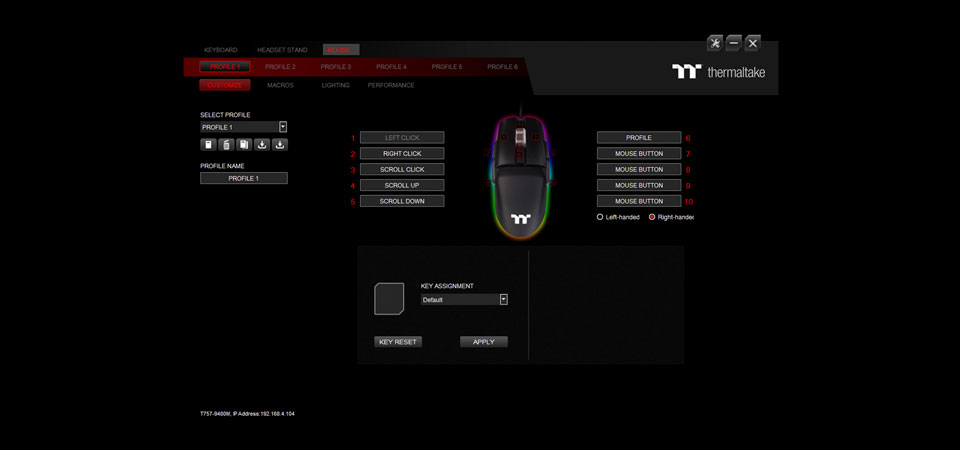 Buy Thermaltake ARGENT M5 RGB Gaming Mouse [GMO-TMF-WDOOBK-01] | PC ...