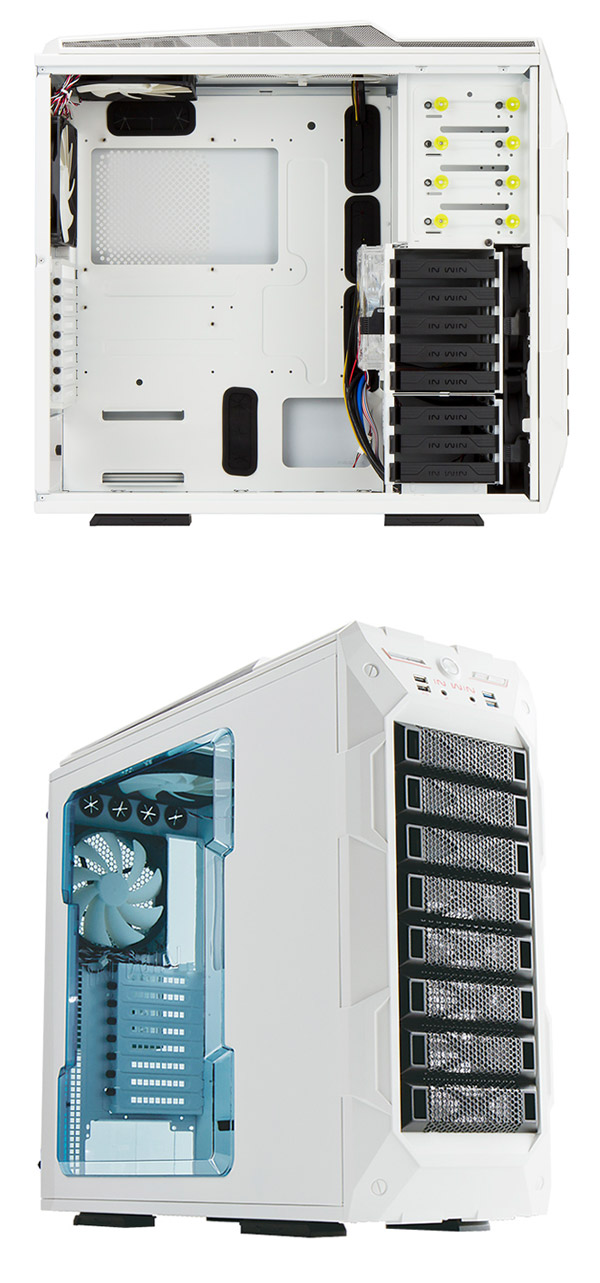 Buy In Win GR One Full Tower Gaming Case White [GRONE-WHITE] | PC Case ...